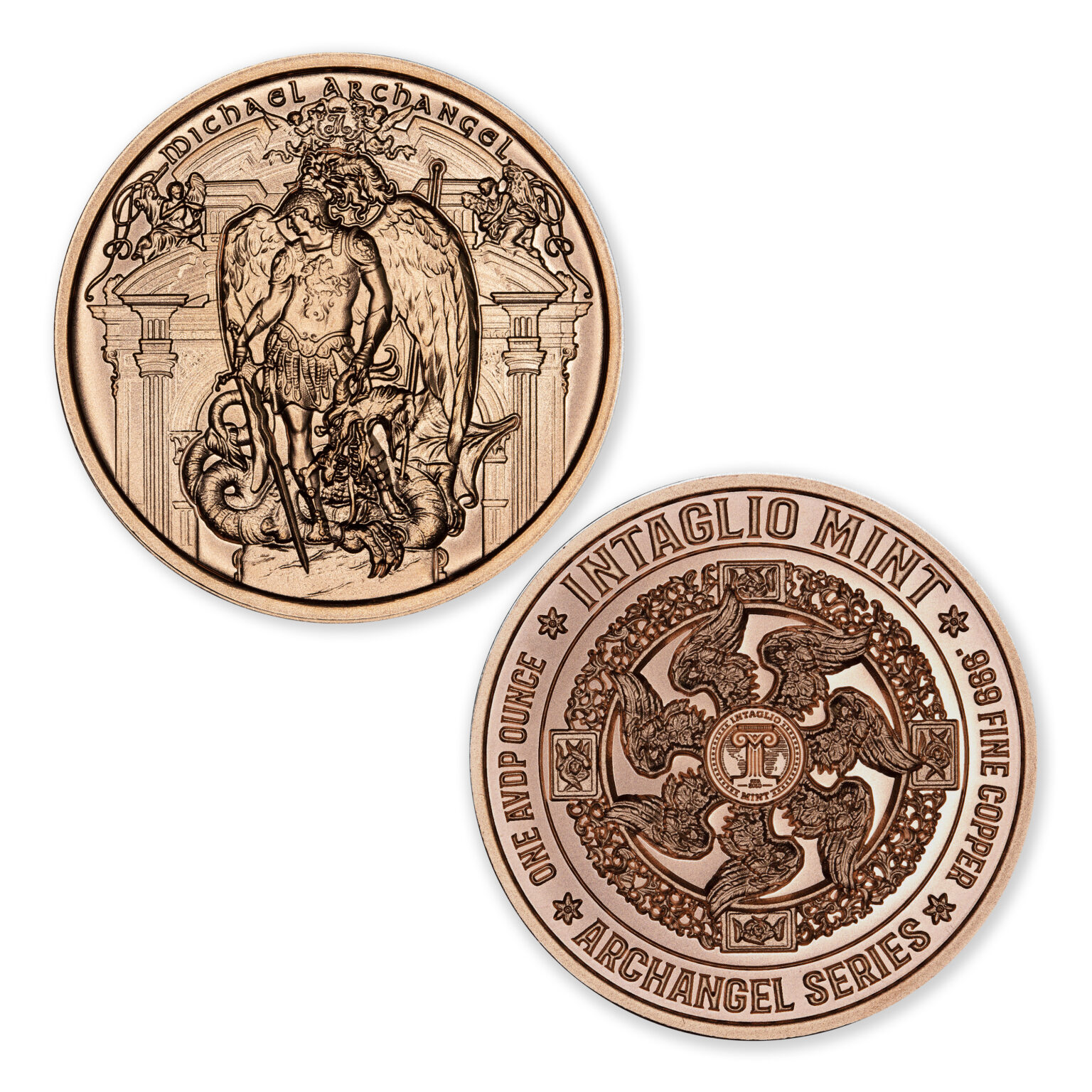 ARCHANGEL SERIES - MICHAEL | Intaglio Copper