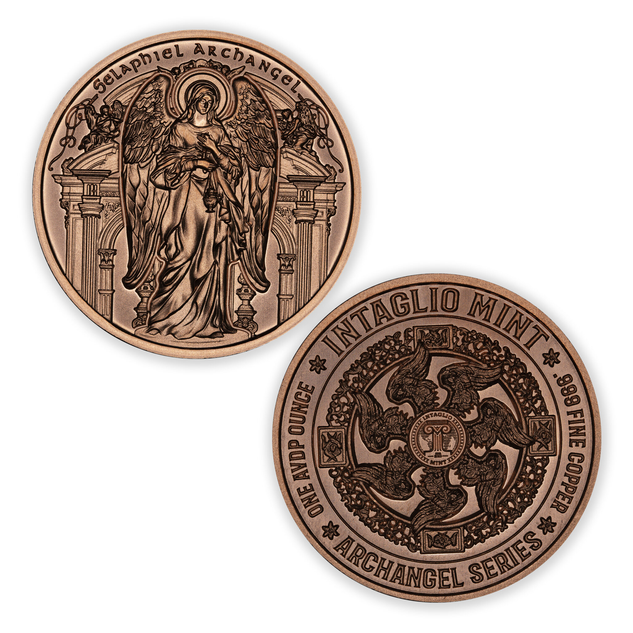 ARCHANGEL SERIES - SELAPHIEL | Intaglio Copper